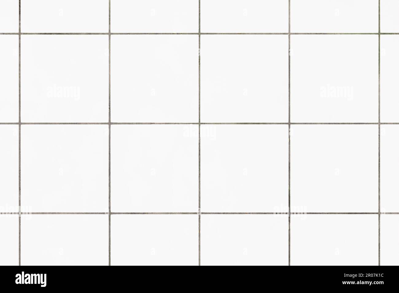 White tile wall or floor background. 3D render Stock Photo - Alamy