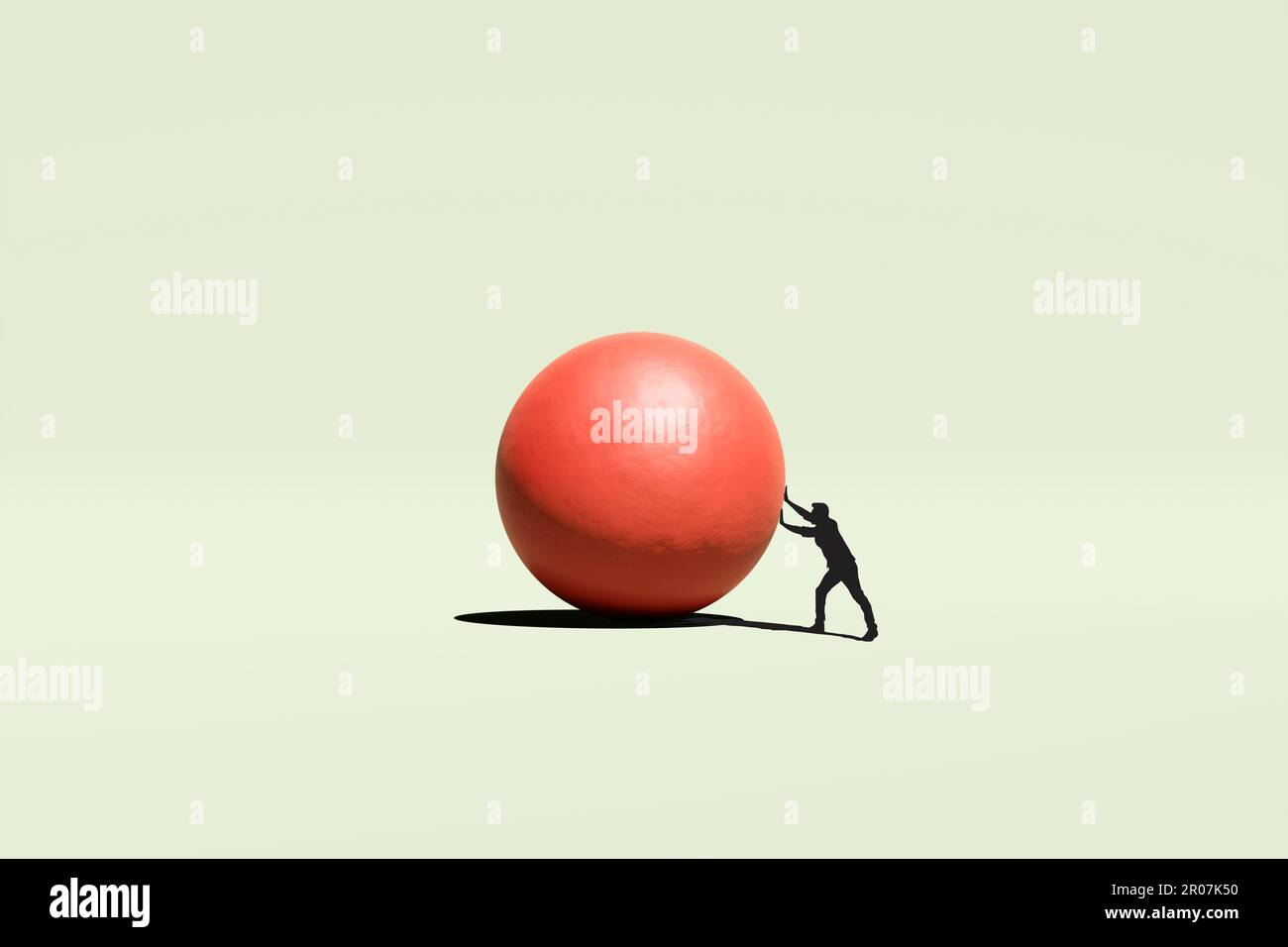 Power, strength, struggle, endurance and performance. Business workload ...