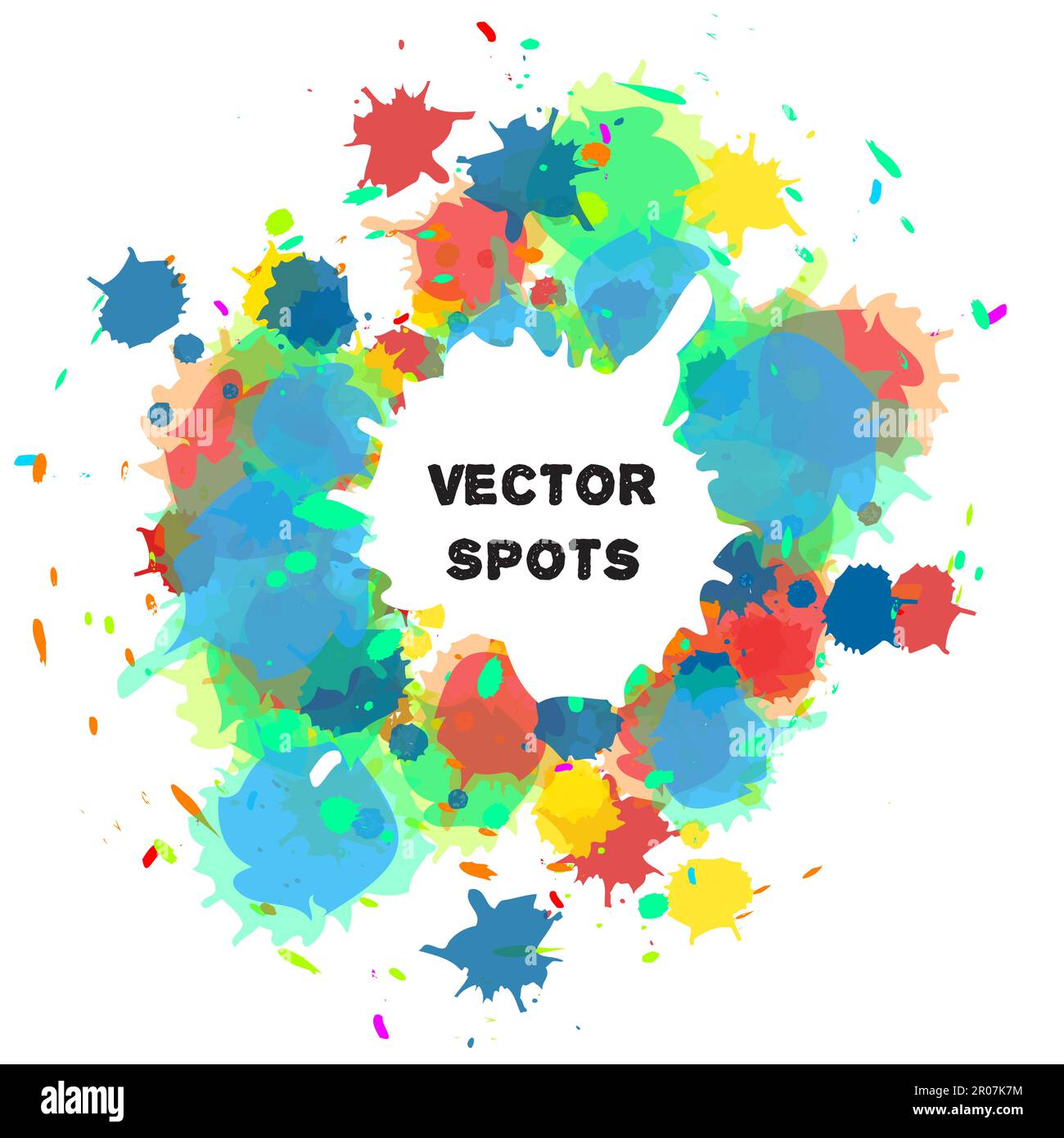 Art, creative and design background with spots. Vector Stock Vector ...