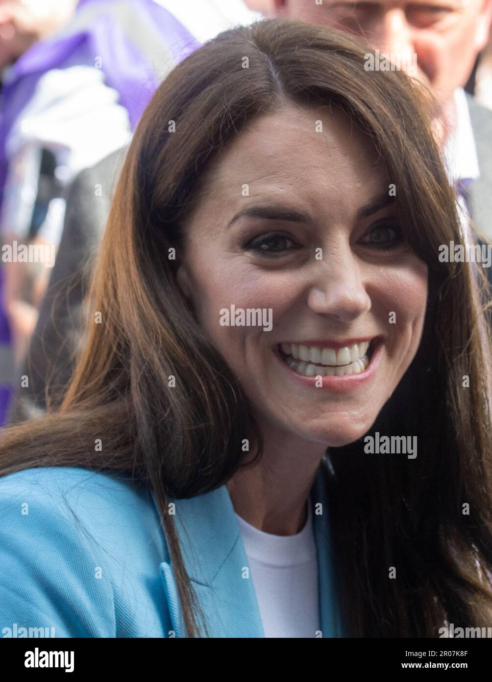 Windsor, Berkshire, UK. 7th May, 2023. Catherine the Princess of Wales ...