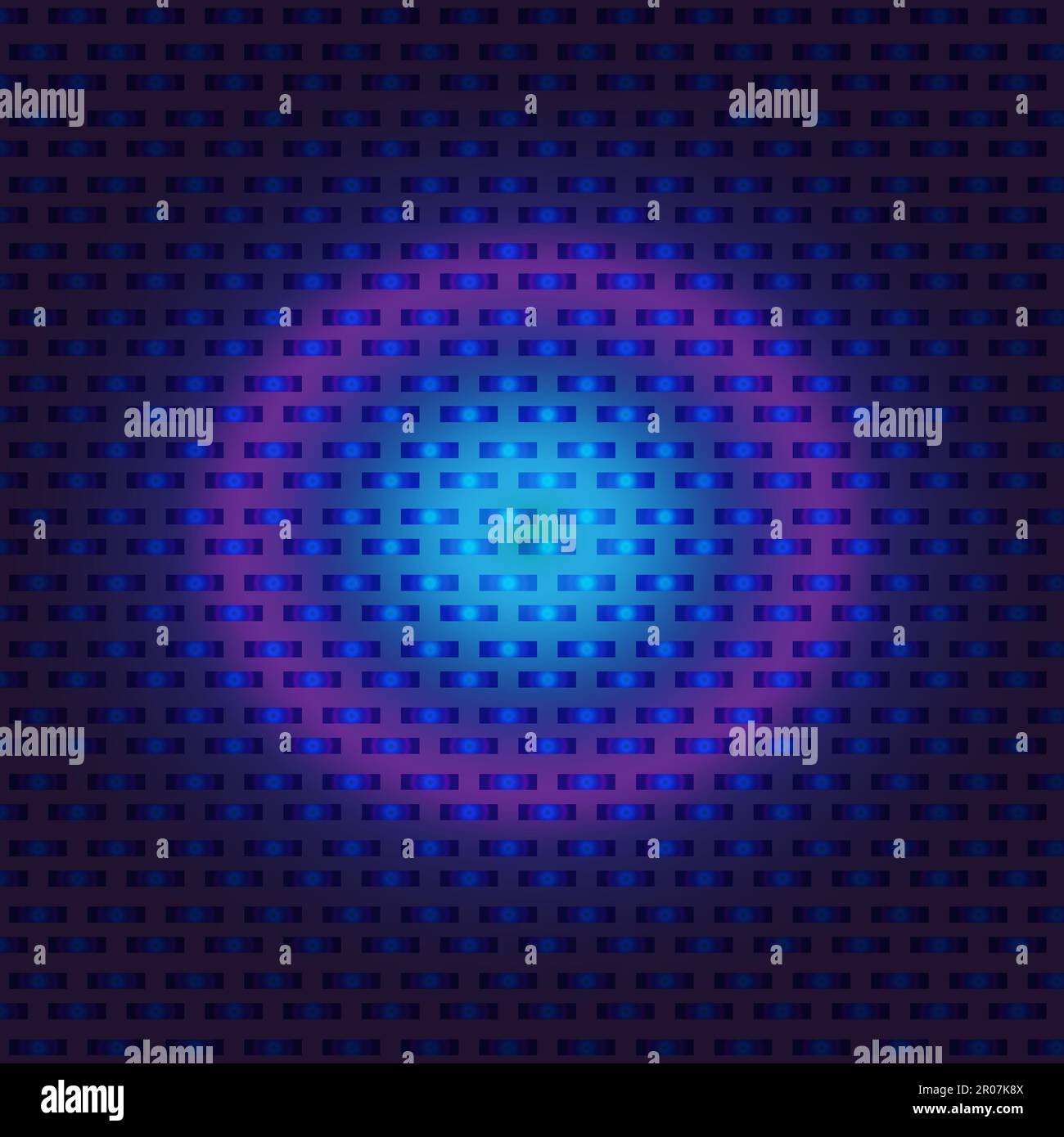 Techno digital virtual blue, violet and pink background. Vector Stock ...
