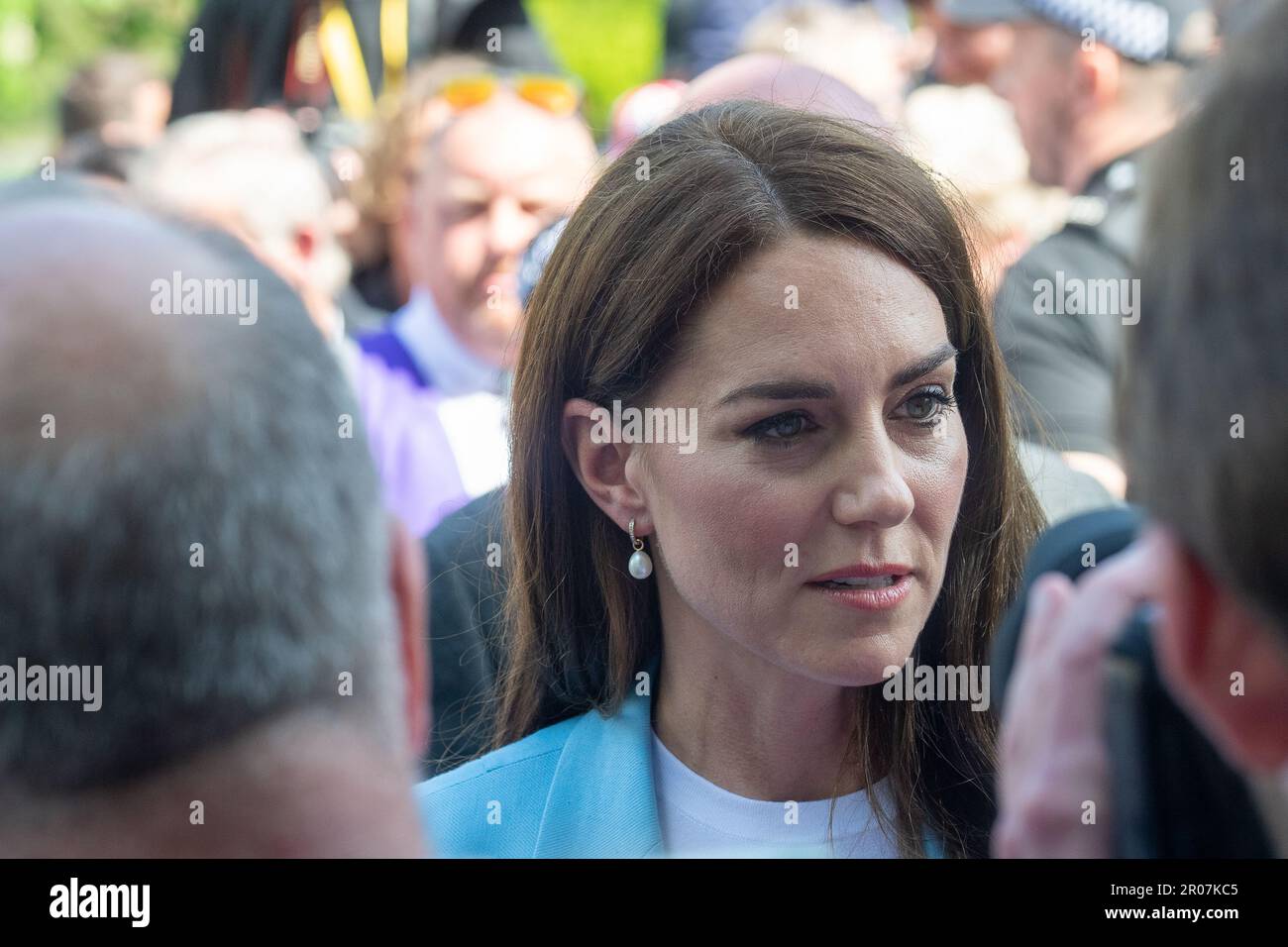 Windsor, Berkshire, UK. 7th May, 2023. Catherine the Princess of Wales ...