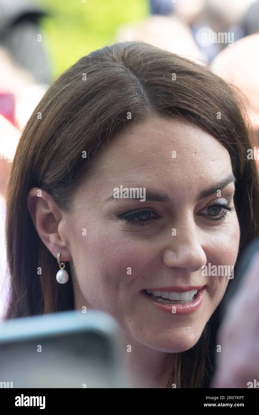 Windsor, Berkshire, UK. 7th May, 2023. Catherine the Princess of Wales ...
