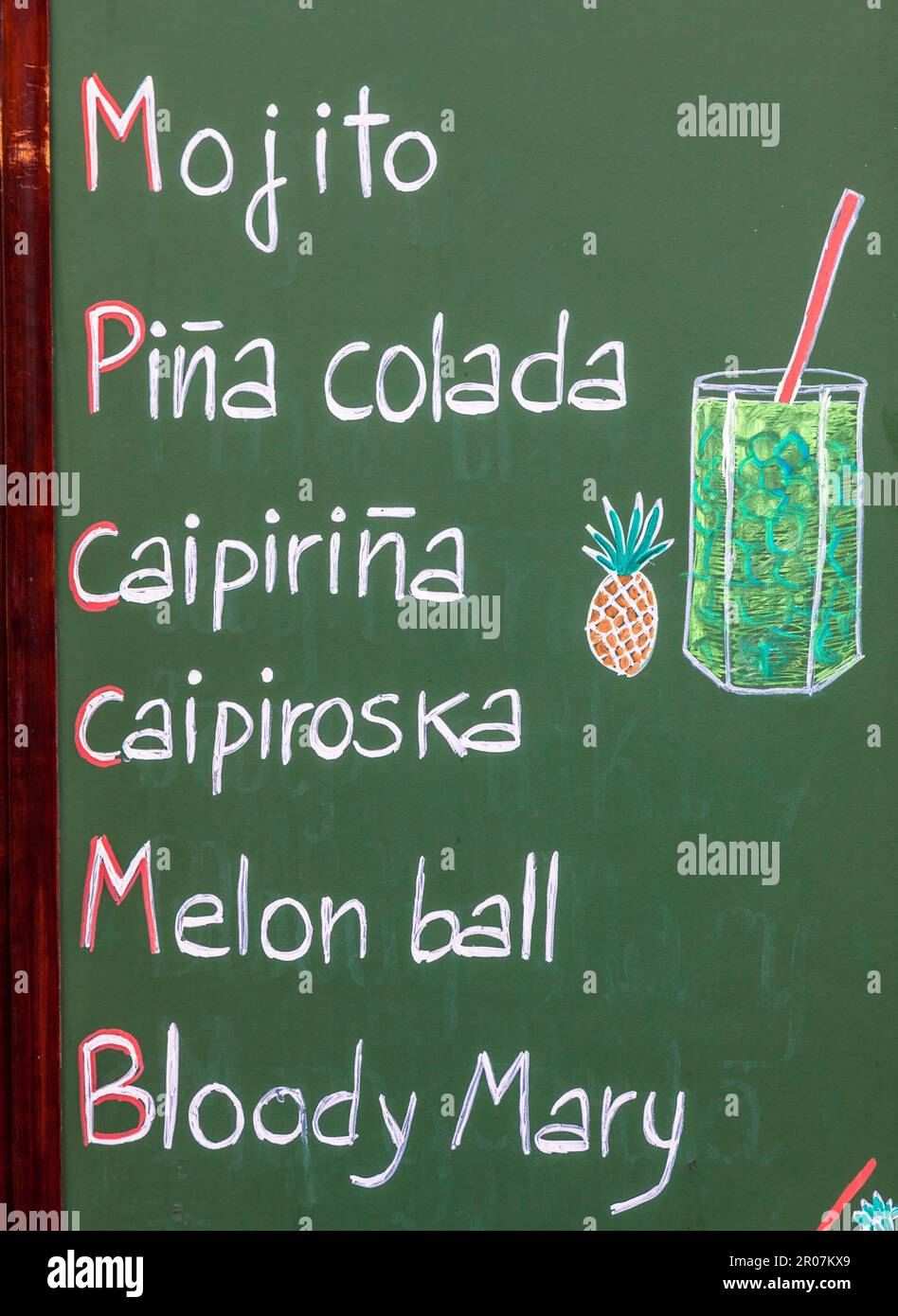 Walking in Barcelona - Spain - you can find this common menu purpose ...