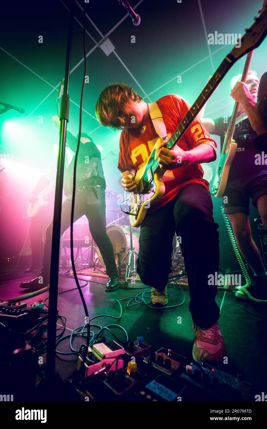 Malmoe, Sweden. 06th May, 2023. The Finnish punk rock band Teksti-TV 66 ...