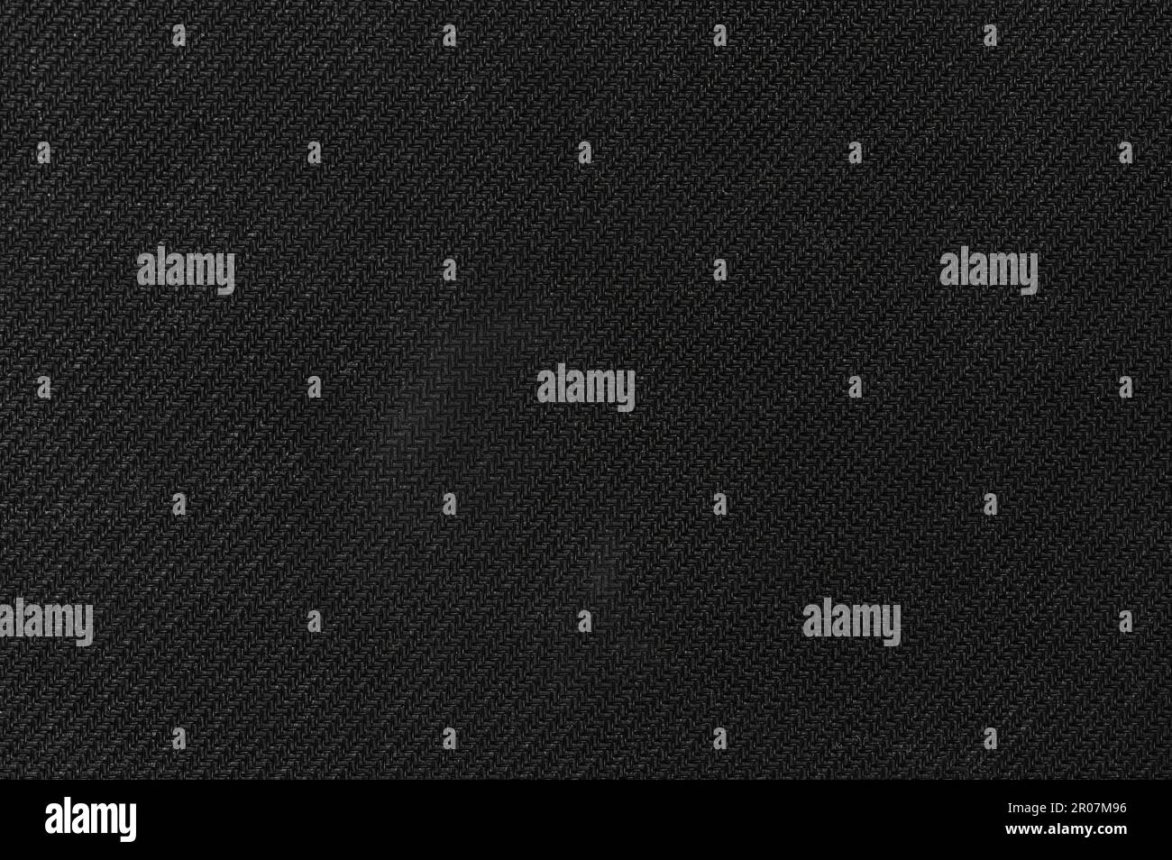 Black yarn material surface texture with knit close up view Stock Photo ...