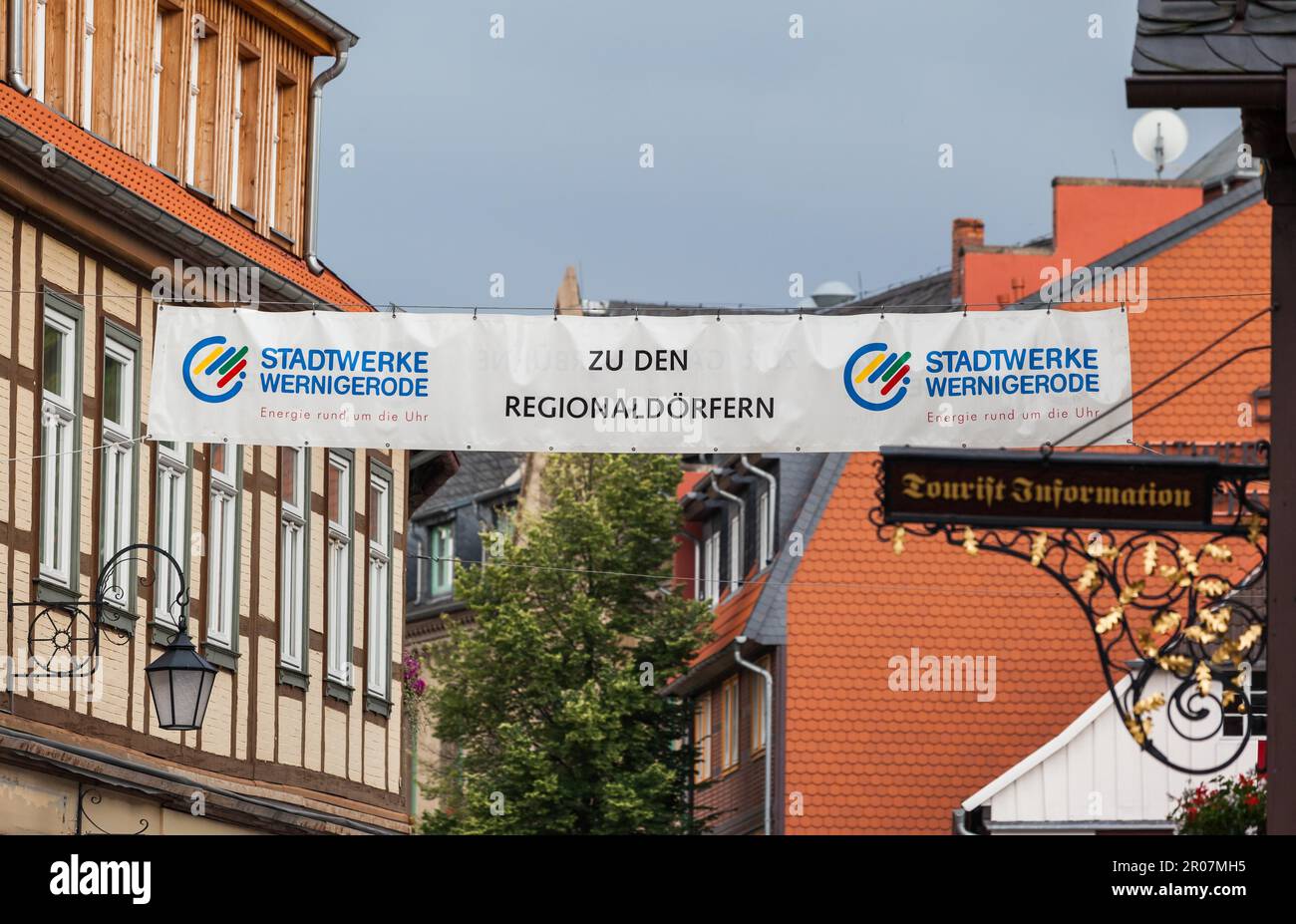 Half-timbering in Wernigerode Stock Photo - Alamy