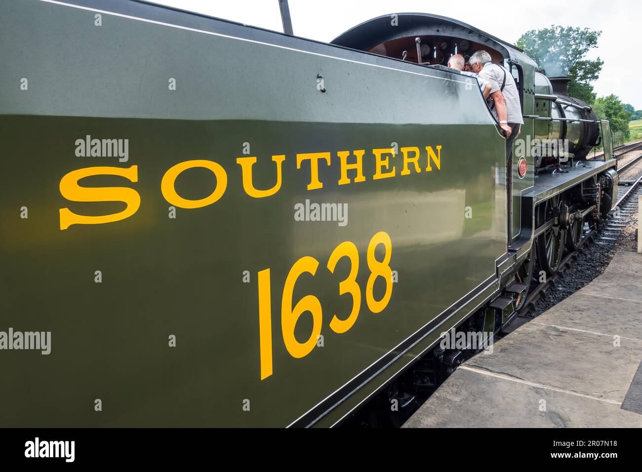 U class locomotive at Sheffield Park station Stock Photo - Alamy