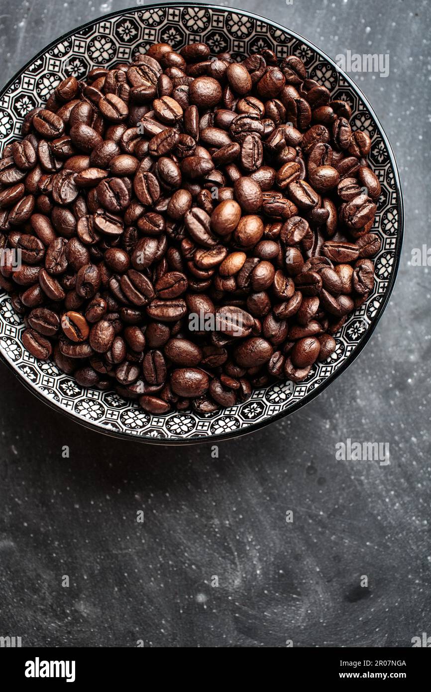 Fresh whole coffee beans hi-res stock photography and images - Alamy