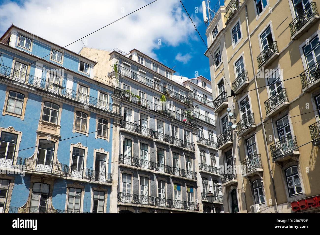 Old buildings in Lisbon, Portugal Stock Photo - Alamy