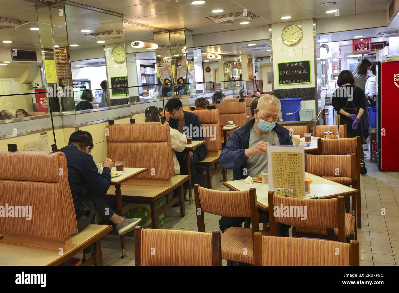 Interior of Sun Wah Cafe in Cheung Sha Wan. 29MAR23 SCMP/Edmond So ...