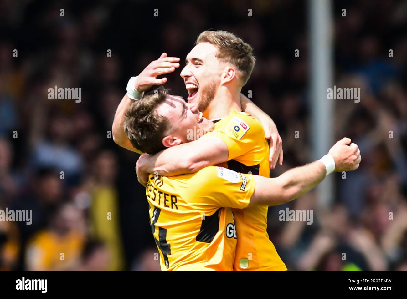 Sam Smith (10 Cambridge United) celebrates after scoring team's second ...
