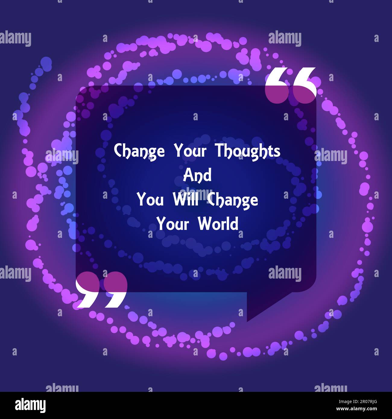 Template of square quote text bubble in form of chat. Motivation quote ... Template of square quote text bubble in form of chat. Motivation quote ...