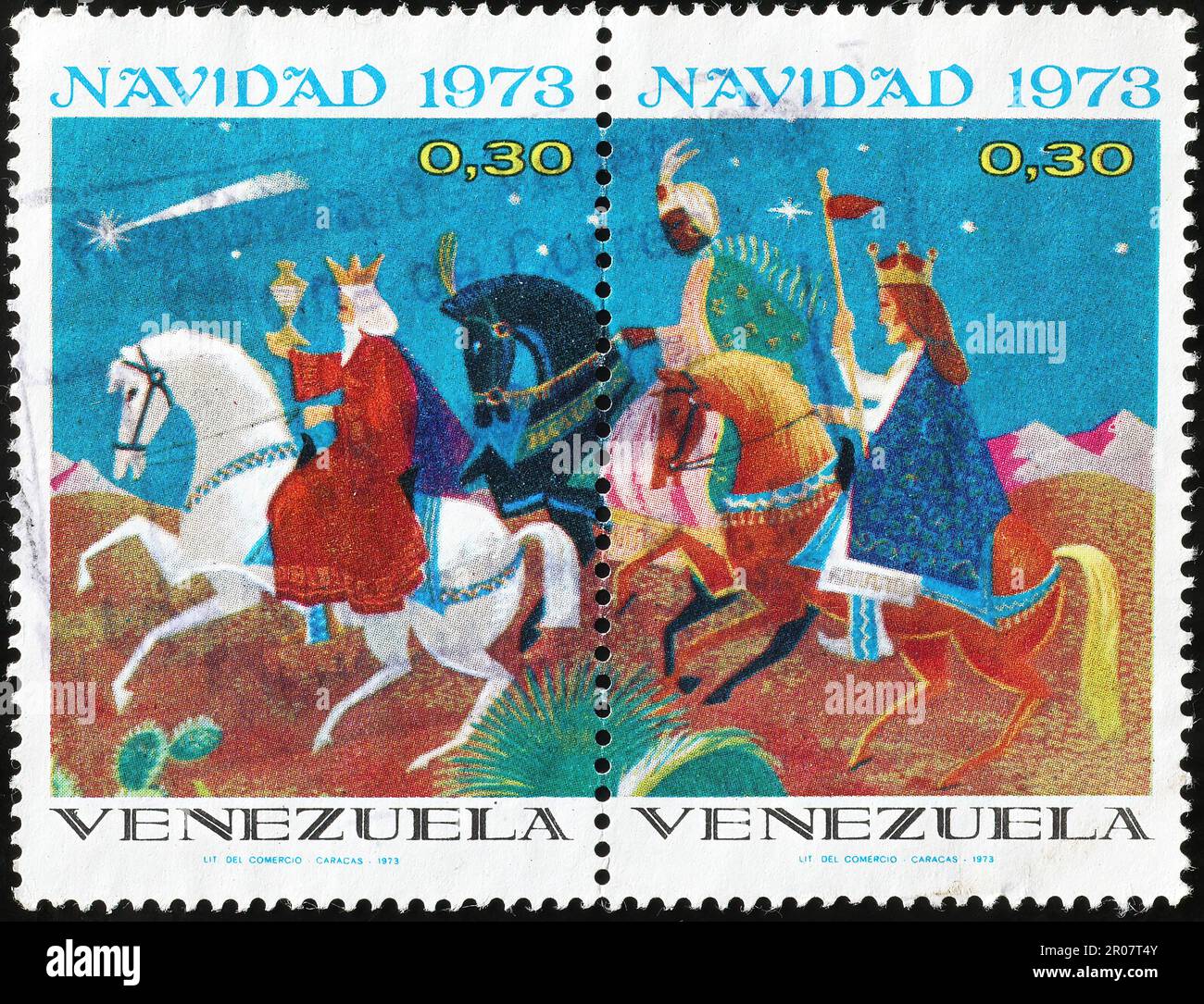 Three kings postage stamp hi-res stock photography and images - Alamy