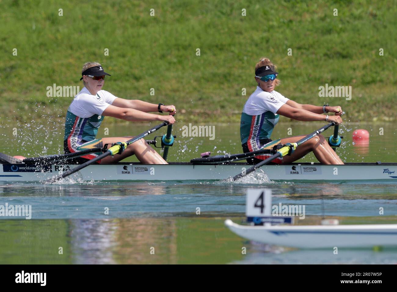 ZAGREB, CROATIA - MAY 07: Paige Badenhorst, Katherine Williams of The ...