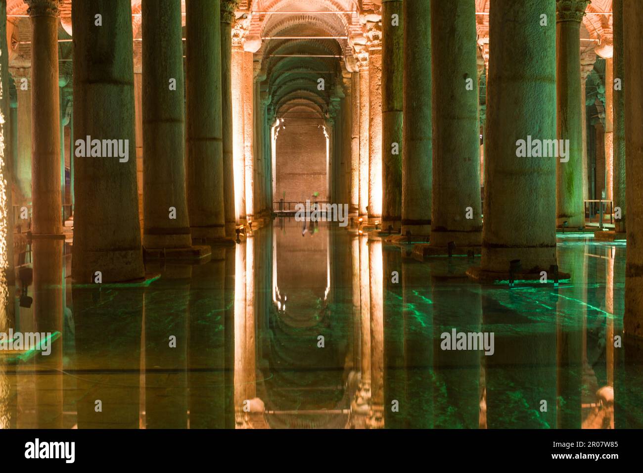 Yerebatan Cistern Museum. It was built by the Eastern Roman Emperor ...