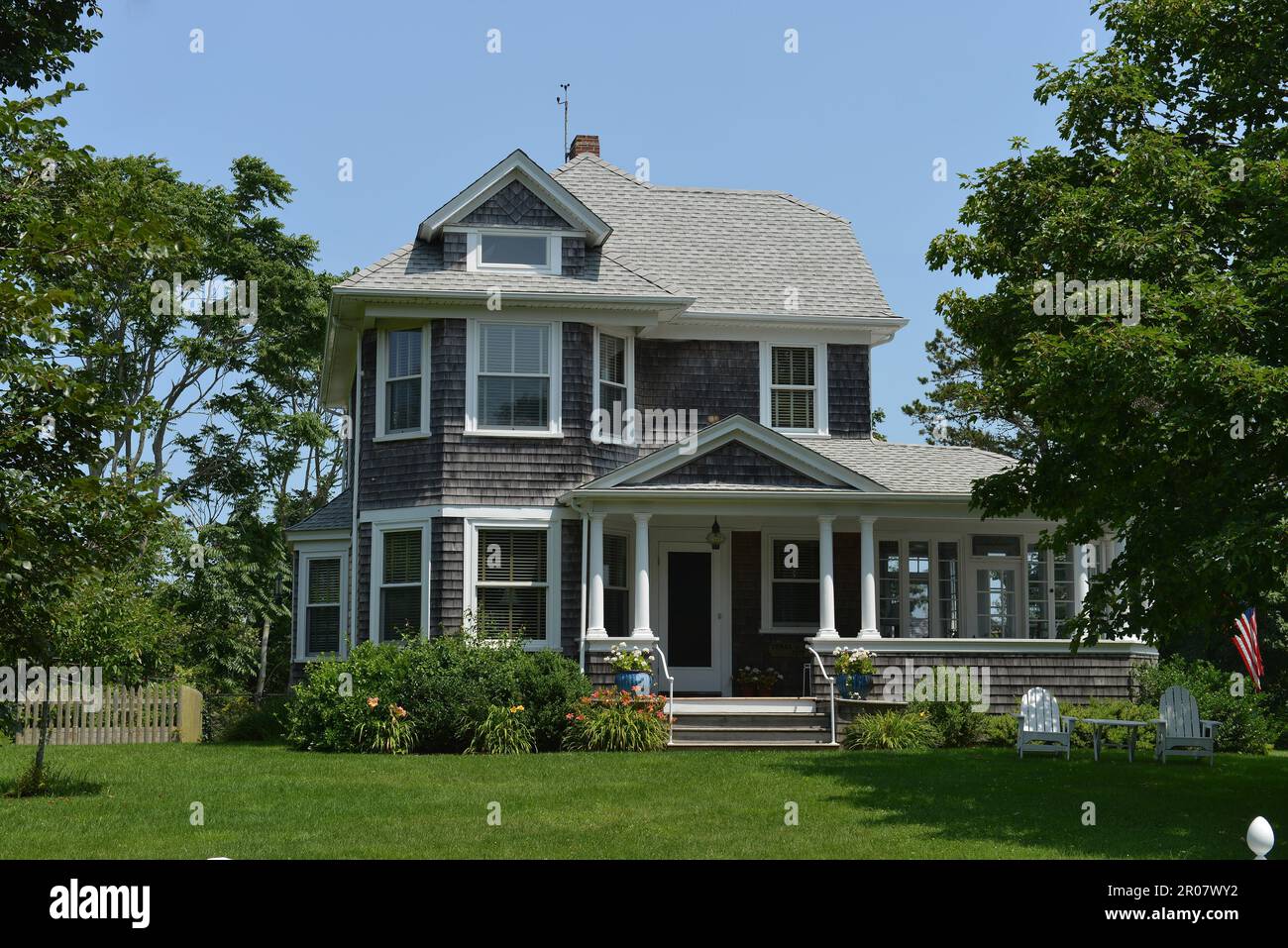 Captain's House, Main Street, Chatham, Cape Cod, Massachusetts, USA ...