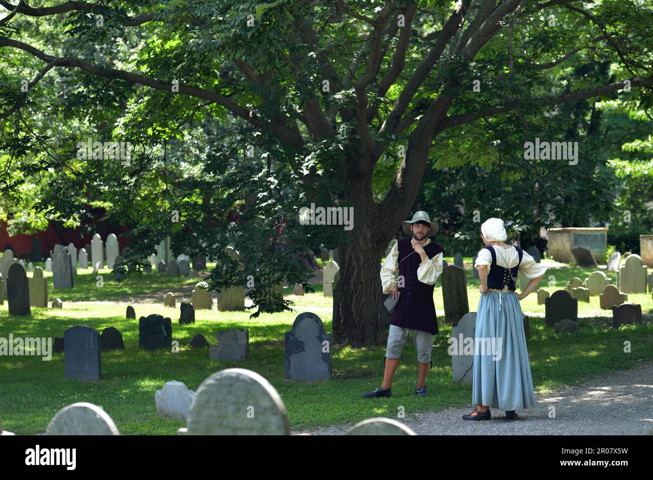 Actor, Cemetery, Salem Witch Trials Memorial, Liberty Street, Salem ...