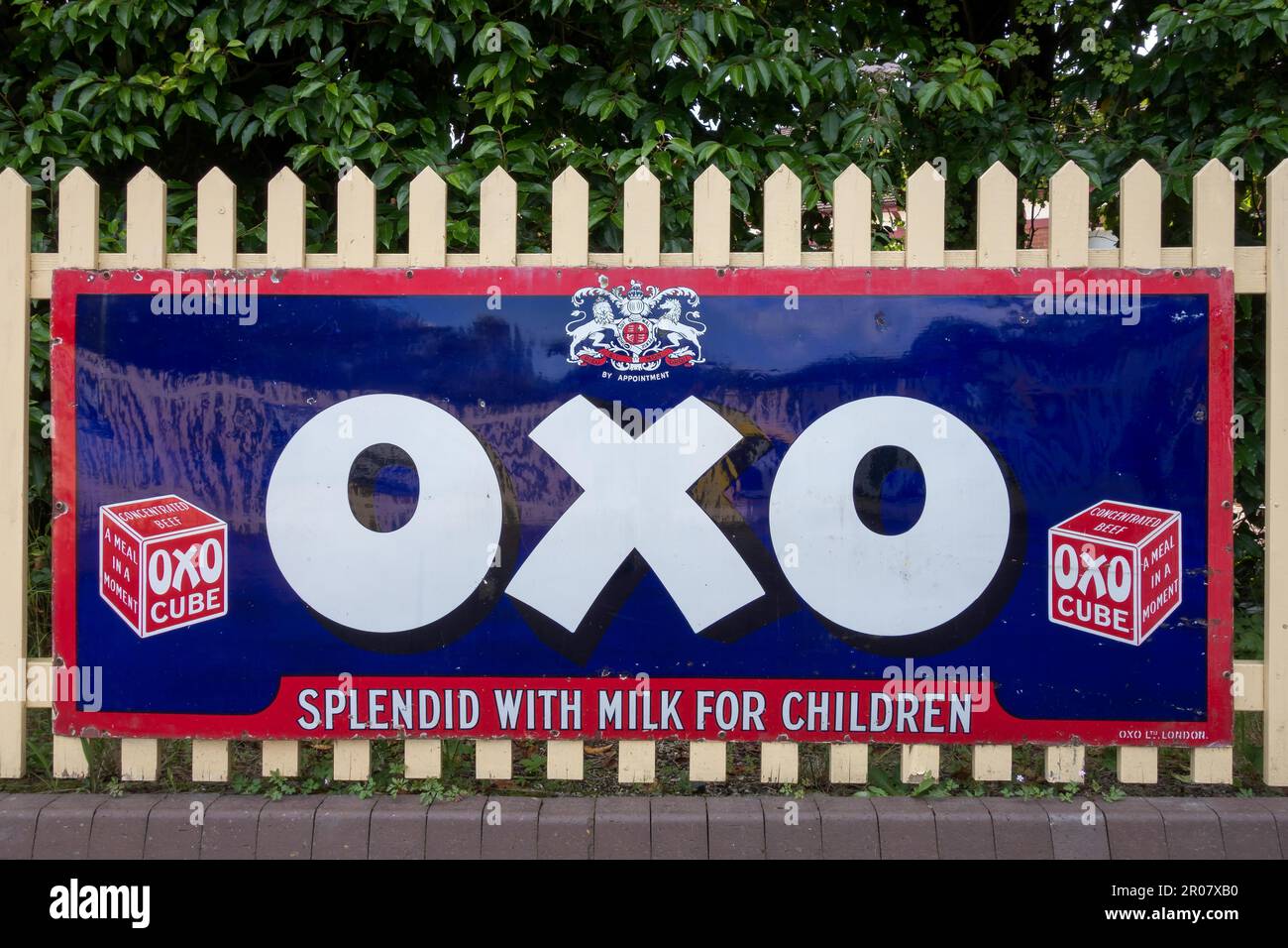 OXO sign at Sheffield Park Station Stock Photo - Alamy