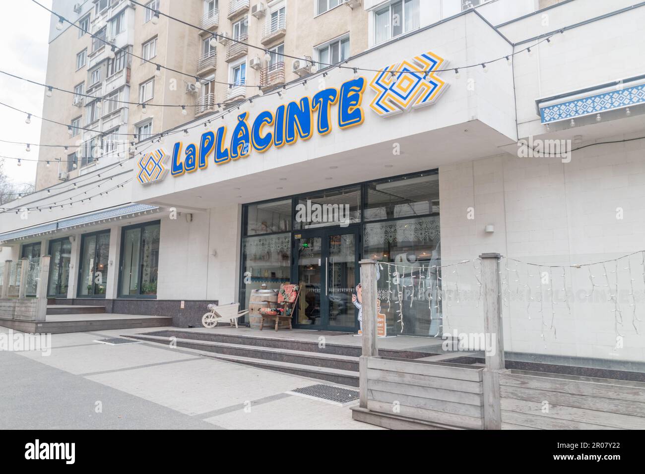 Chisinau, Moldova - March 9, 2023: La Placinte restaurant Stock Photo ...