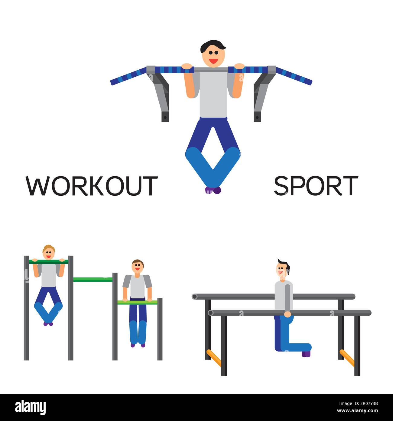Bar pull ups Stock Vector Images - Alamy
