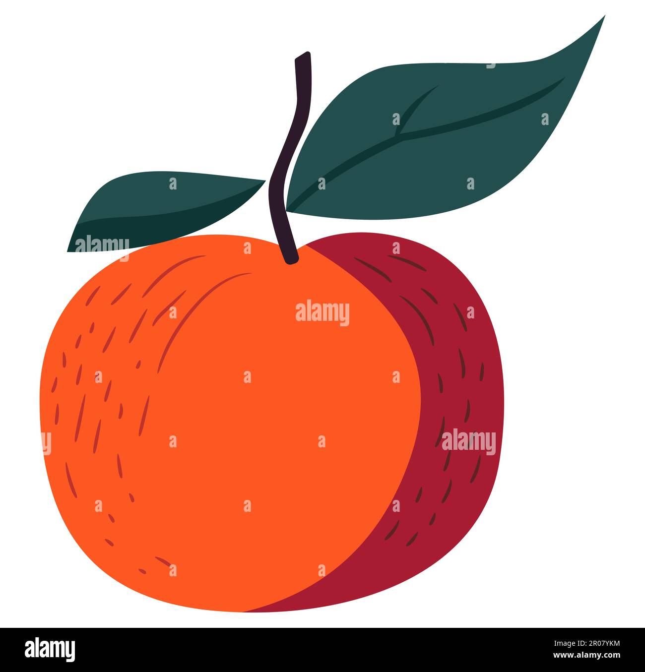 Simple doodle apple fruit. Vector Illustration EPS10 Stock Vector Image & Art - Alamy