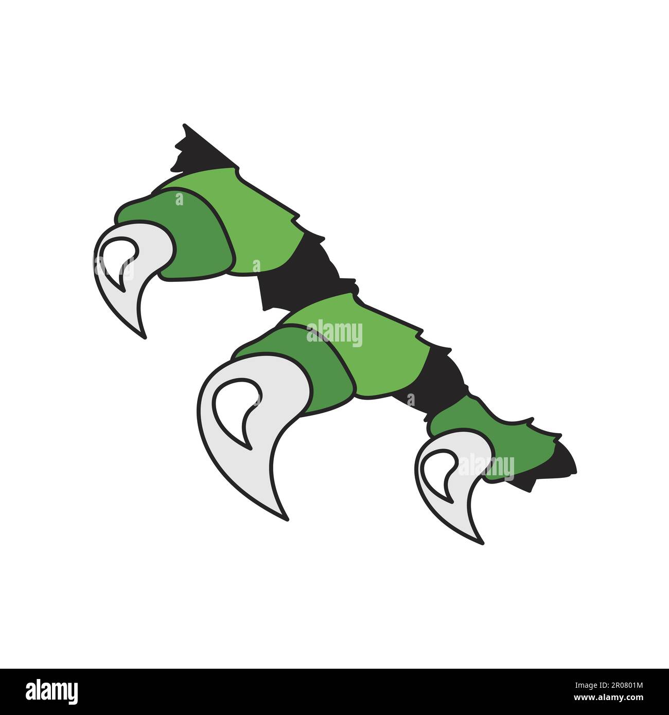 Vector monsters or dragon claws in crack Stock Vector Image & Art - Alamy