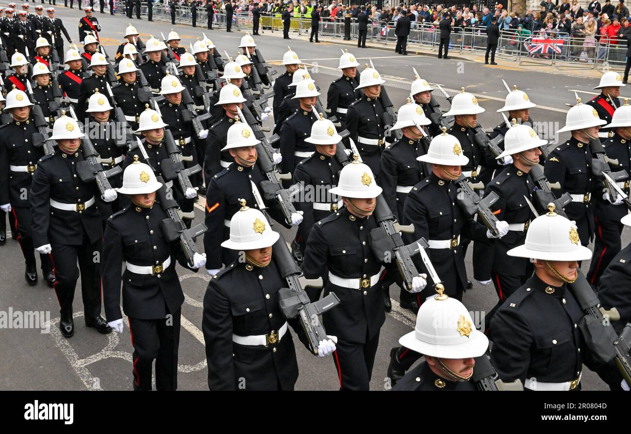 London, UK. 06th May, 2023. London, UK on May 06 2023. The Royal Navy ...