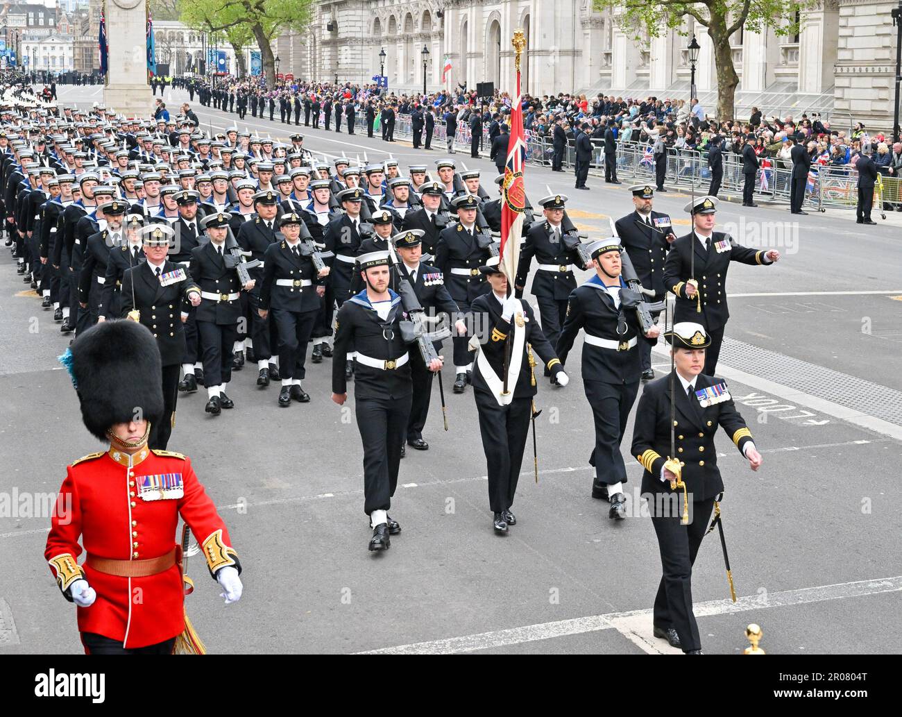 London, UK. 06th May, 2023. London, UK on May 06 2023. The Royal Navy ... London, UK. 06th May, 2023. London, UK on May 06 2023. The Royal Navy ...