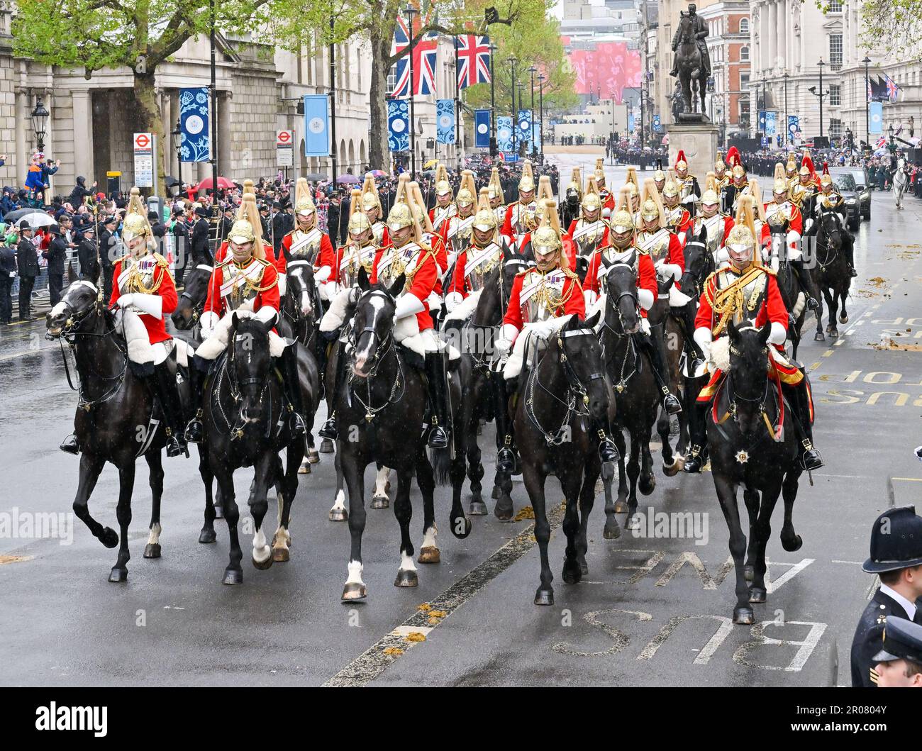 Charles iii coronation military procession hi-res stock photography and ...