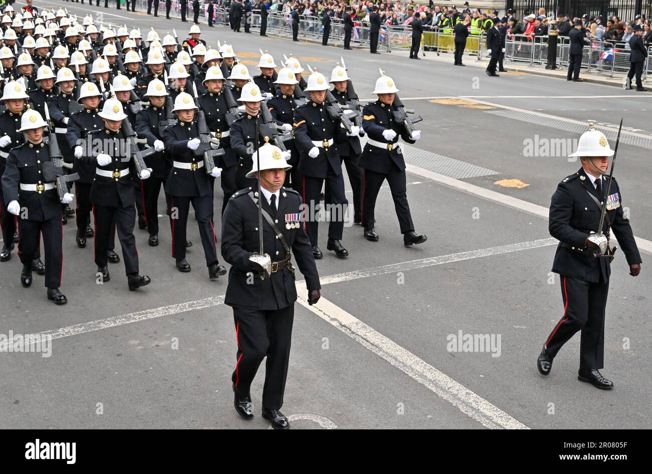 London, UK. 06th May, 2023. London, UK on May 06 2023. The Royal Navy ...