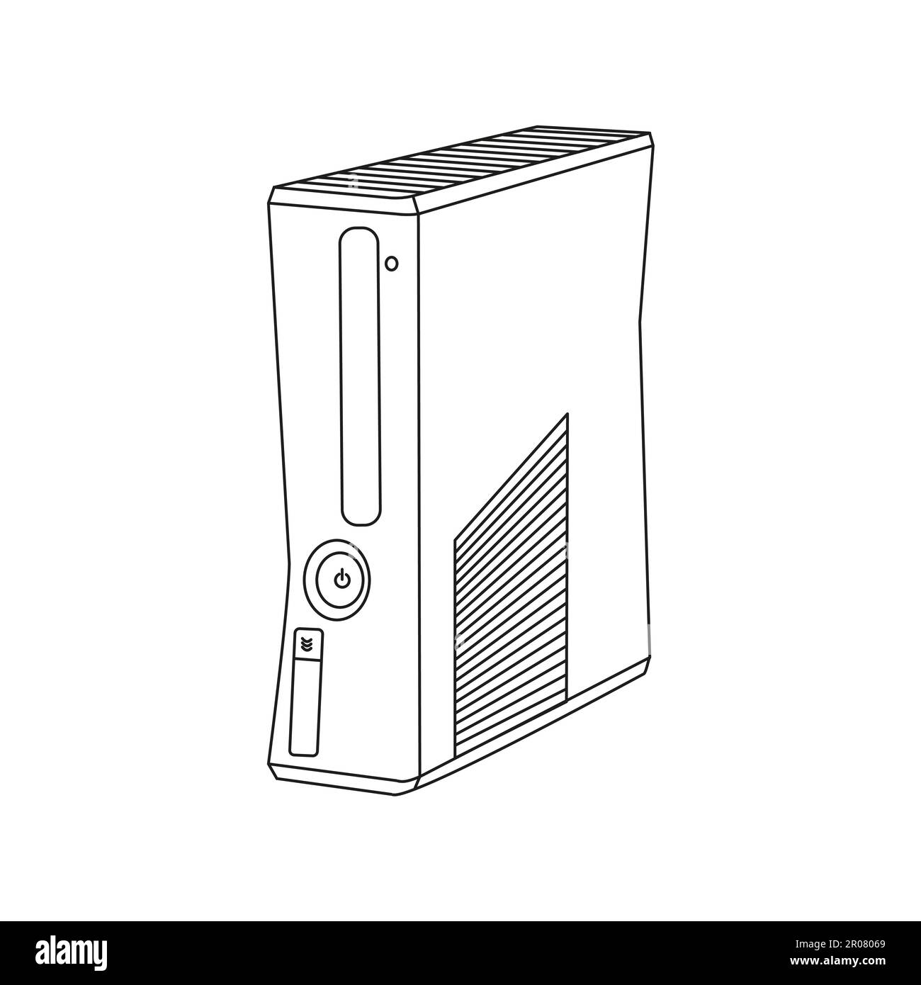 Game computer console case, gamer box for xbox and playstation Stock ...