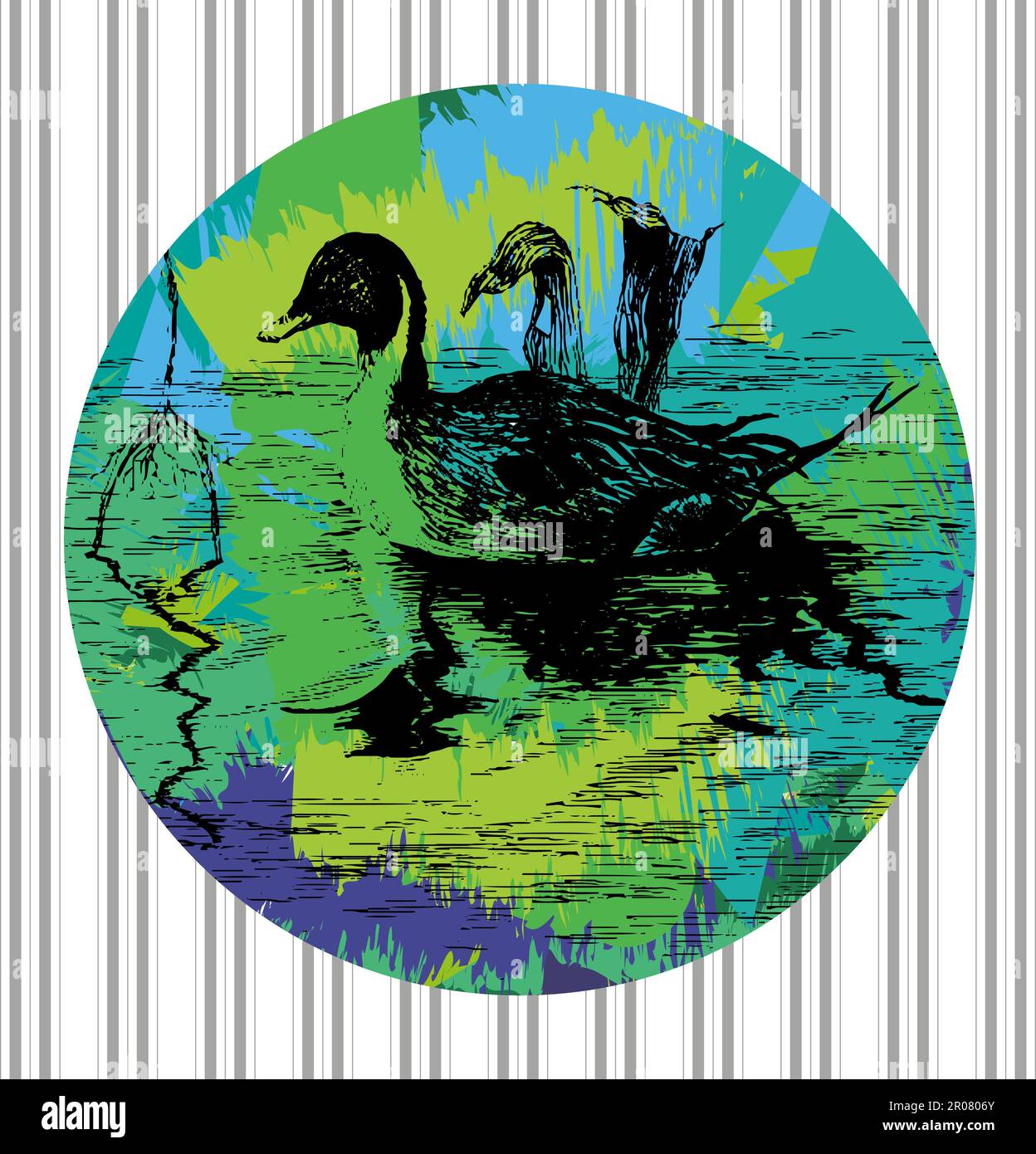 Vector illustration realistic pool Stock Vector Images - Alamy