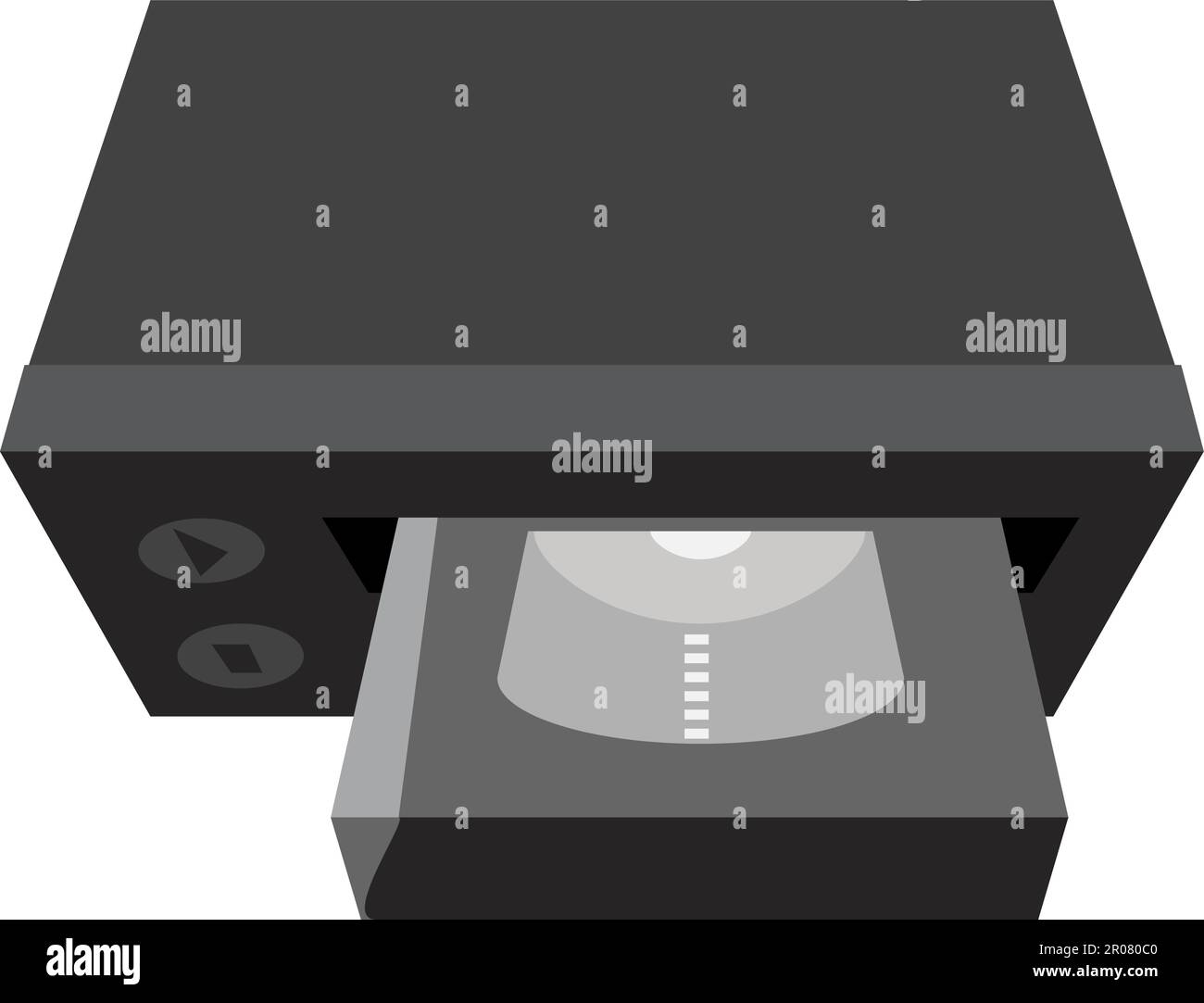 Vector video cassette recorder or vcr with cassette Stock Vector Image ...