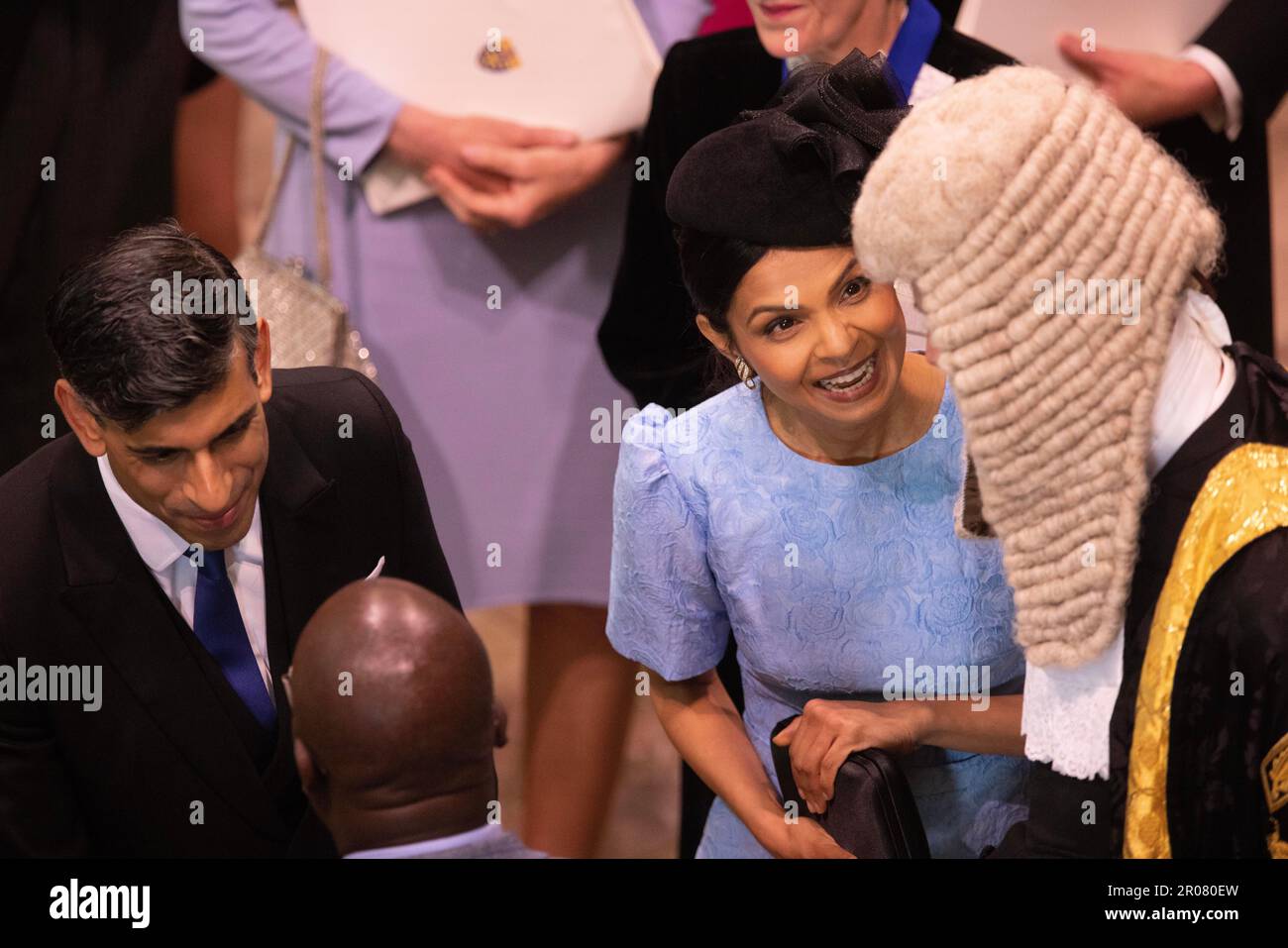 PHOTO:JEFF GILBERT 06th May 2023. UK Prime Minister Rishi Sunak and his ...