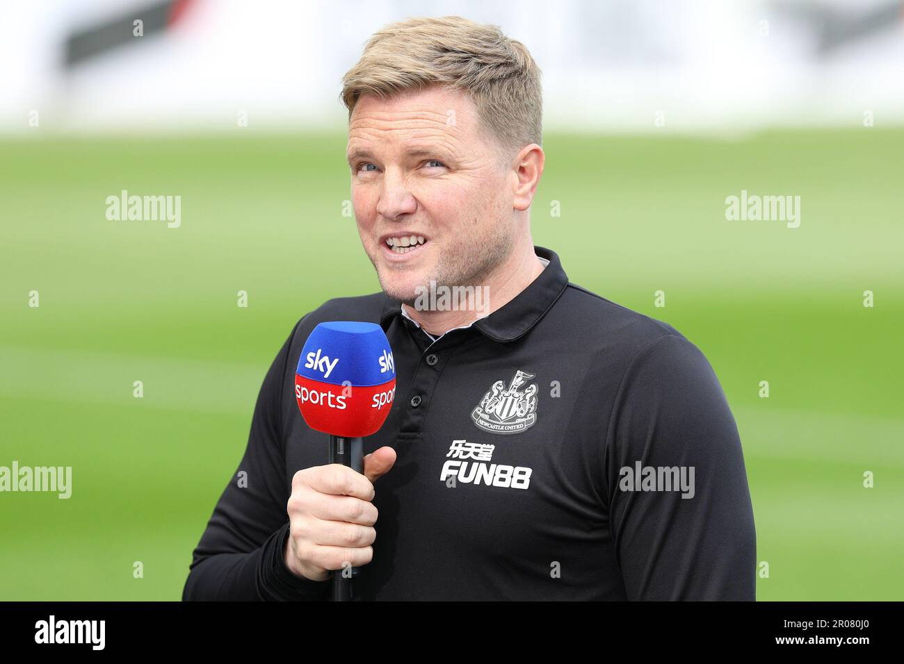 Newcastle United Manager Eddie Howe during the Premier League match ...