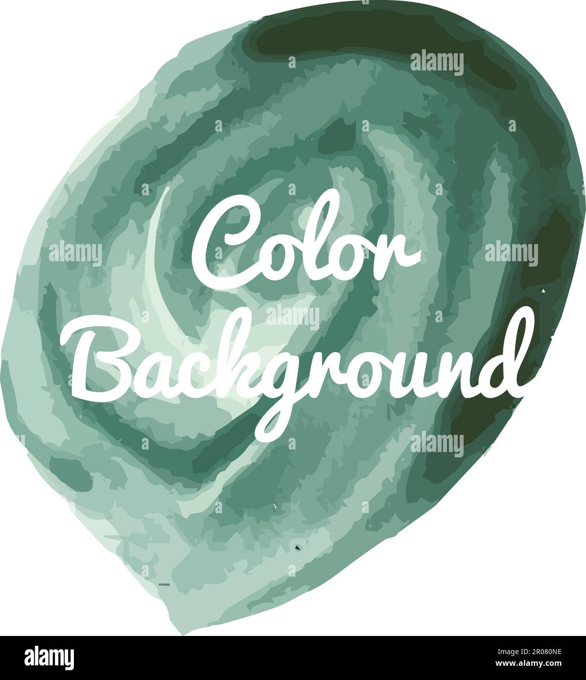 Bright abstract template with watercolor spot and splatter in vector ...