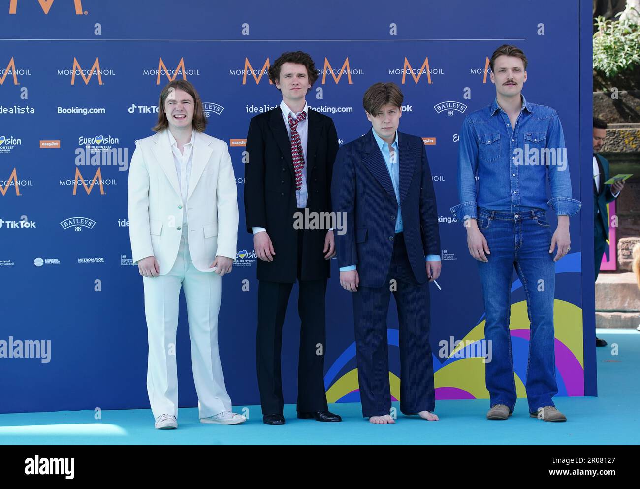 Sudden Lights attending the National Lottery's Big Eurovision Welcome ...