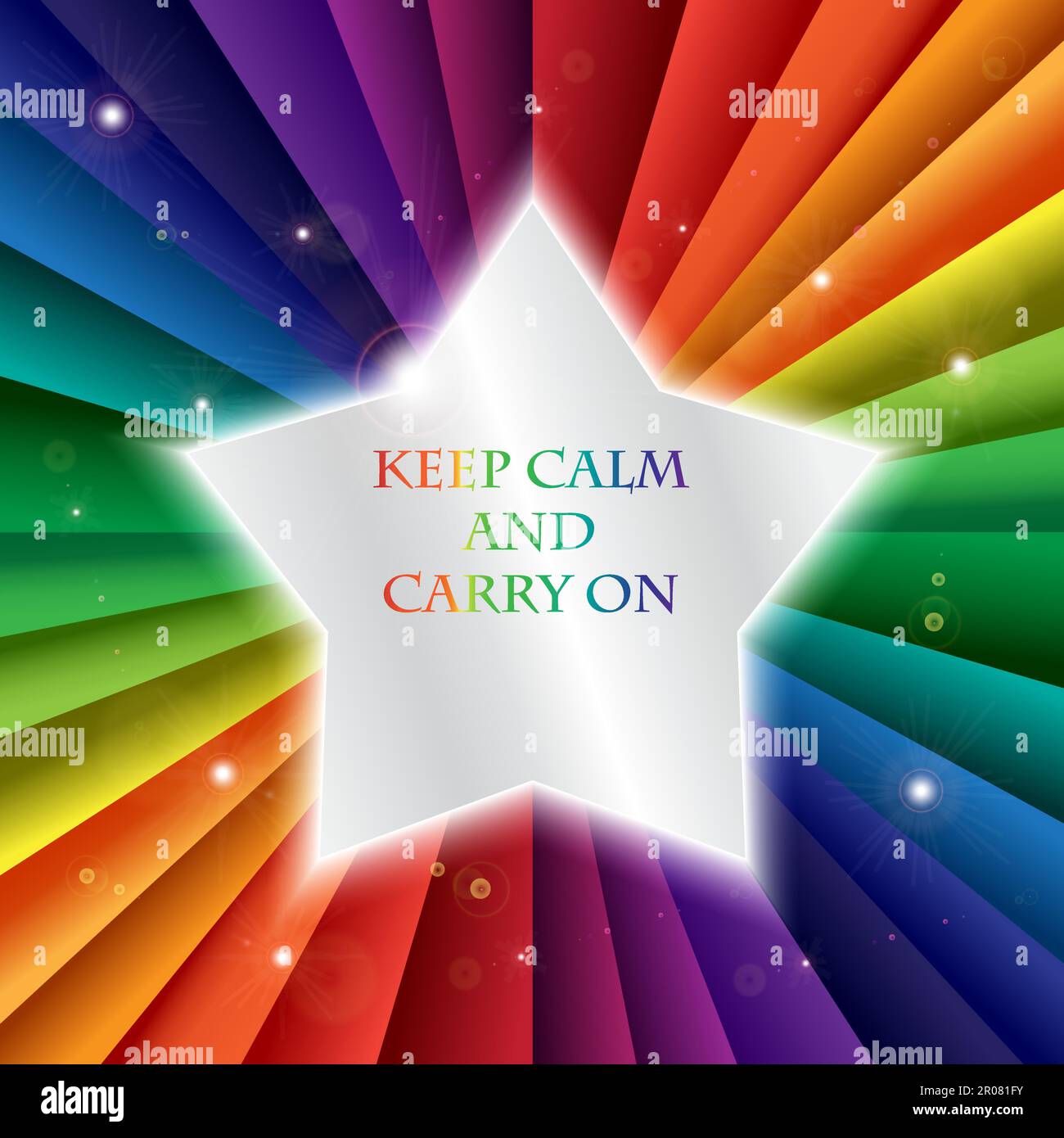 Bright vector rainbow celebration holiday banner, vector background ...