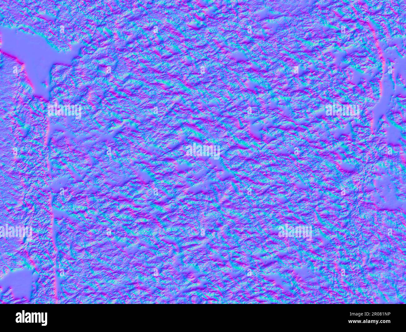 Normal map basalt, Normal mapping basalt Stock Photo - Alamy