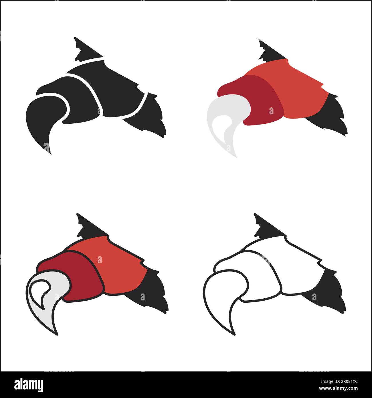 Vector monsters or dragon claws in crack Stock Vector Image & Art - Alamy