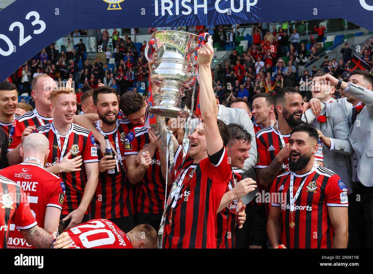 Ballymena irish cup final 2023 hi-res stock photography and images - Alamy