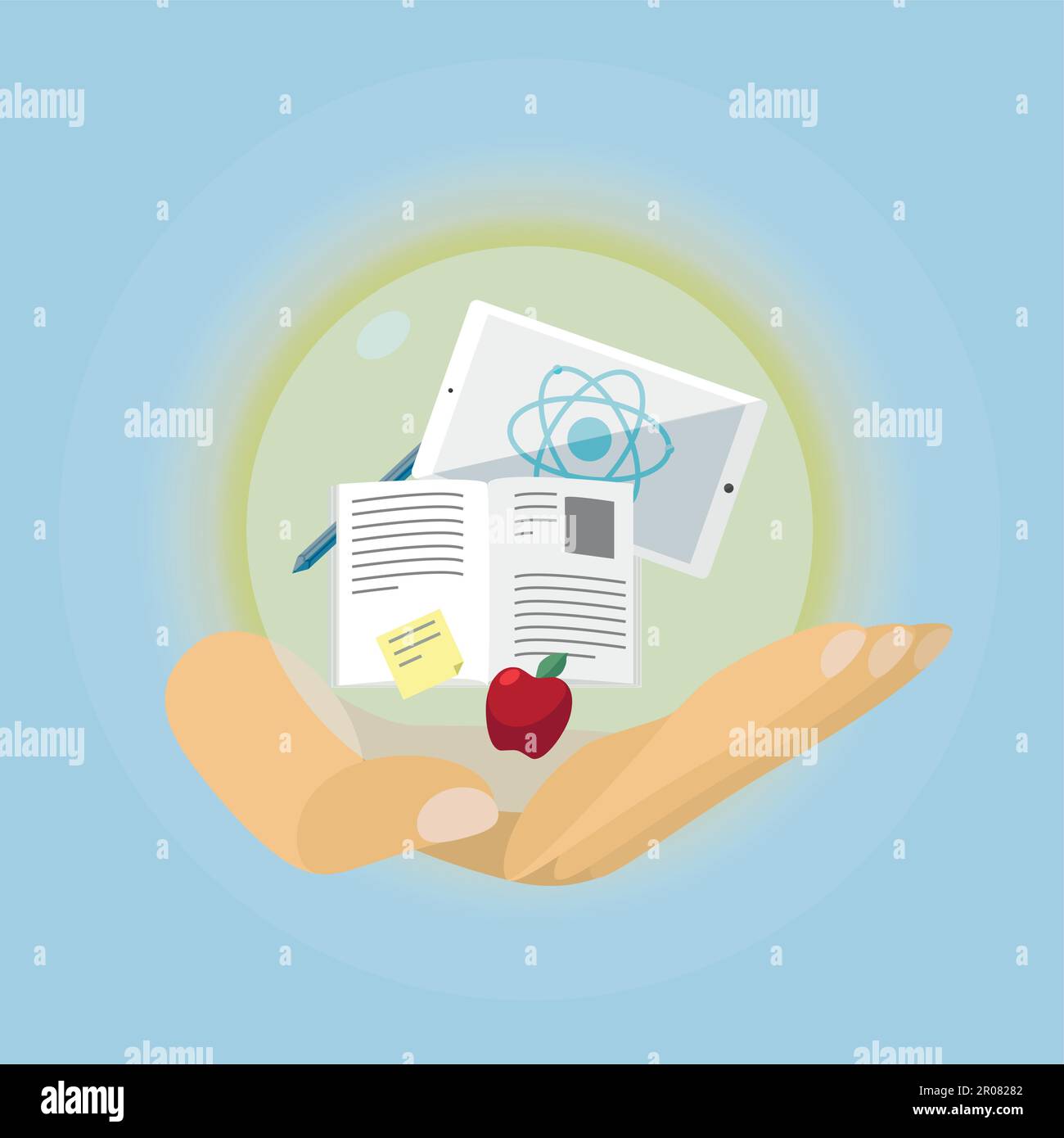 Hand science research Stock Vector Images - Alamy