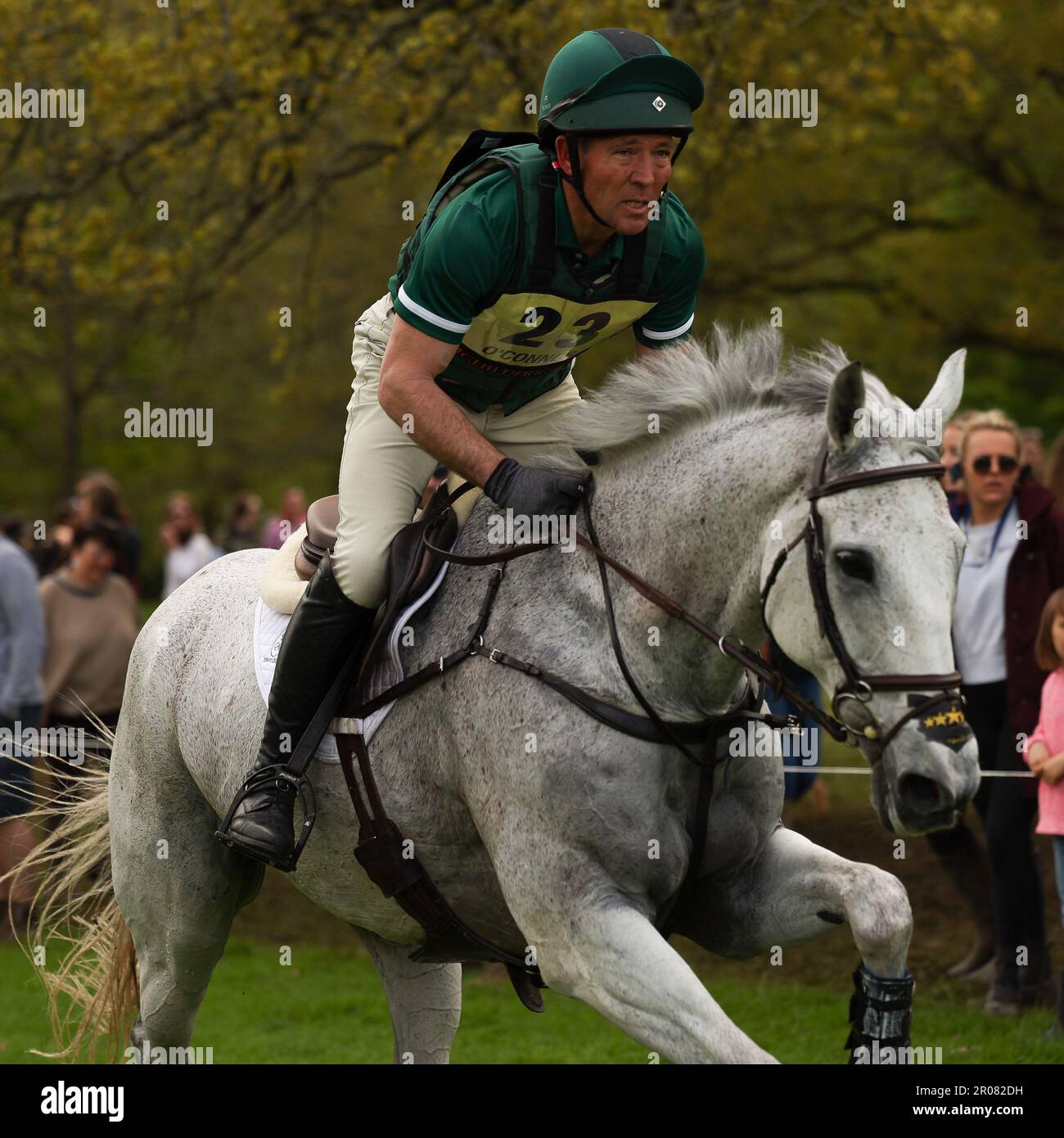 Badminton, UK. 07th May, 2023. Austin O'Connor riding Colorado Blue has ...