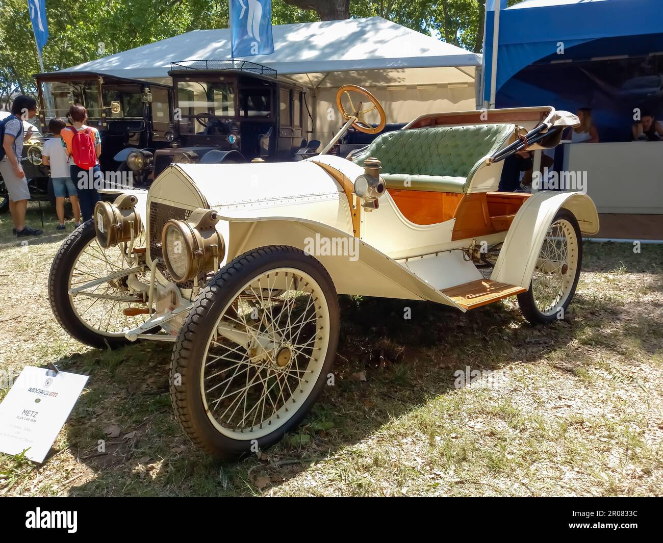 San Isidro, Argentina - Oct 7, 2022: Ancient 1908 Metz Plan American ...