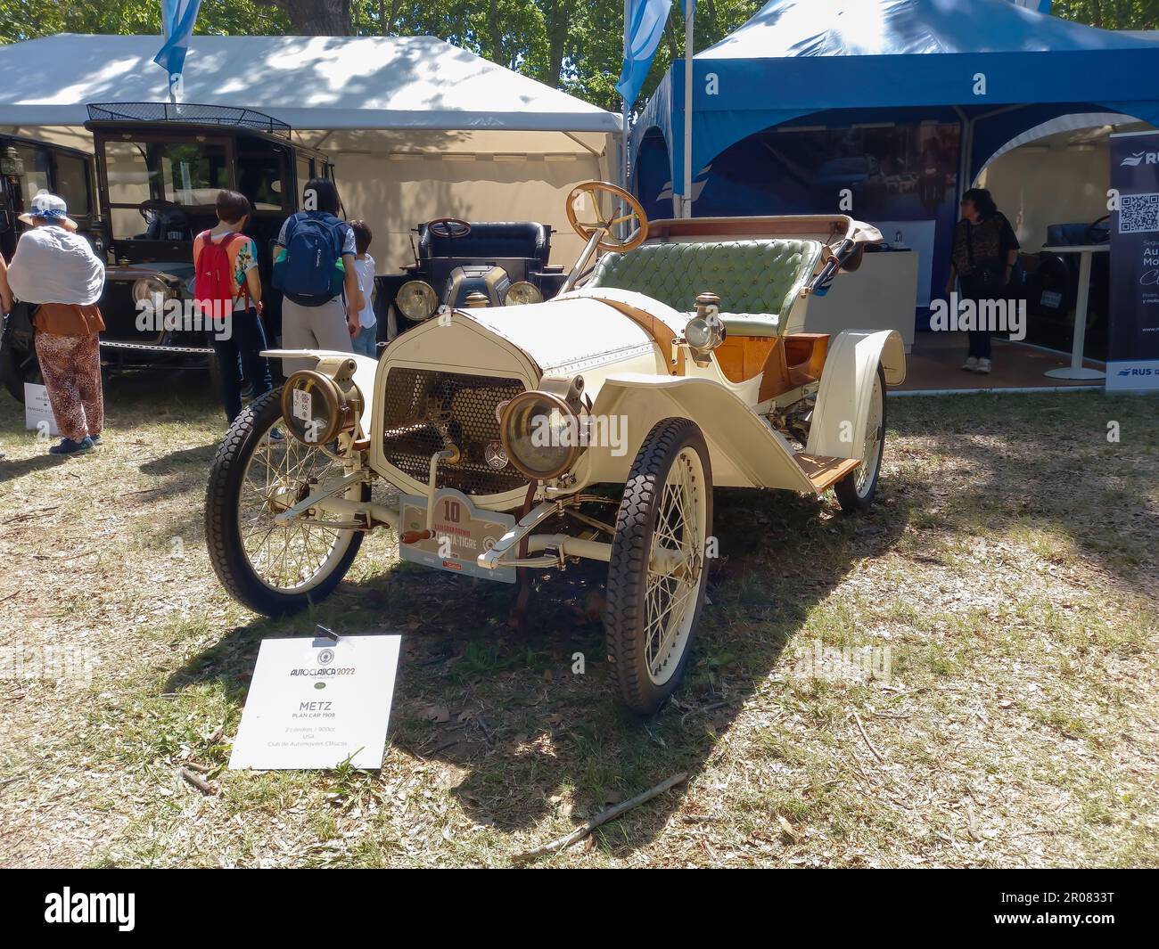 San Isidro, Argentina - Oct 7, 2022: Ancient 1908 Metz Plan American ...