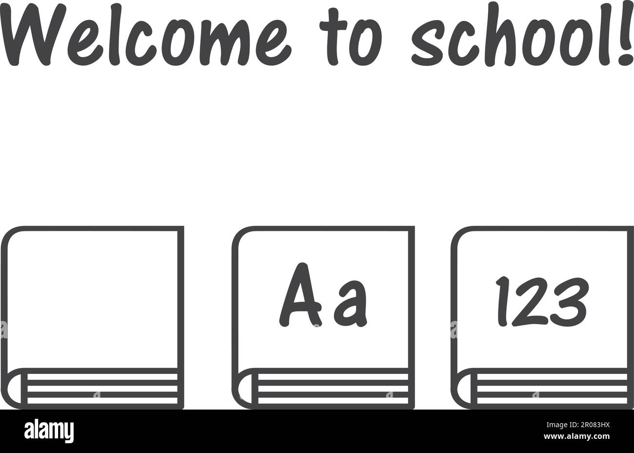 Vector icon of book, school symbol, book logo Stock Vector Image & Art ...