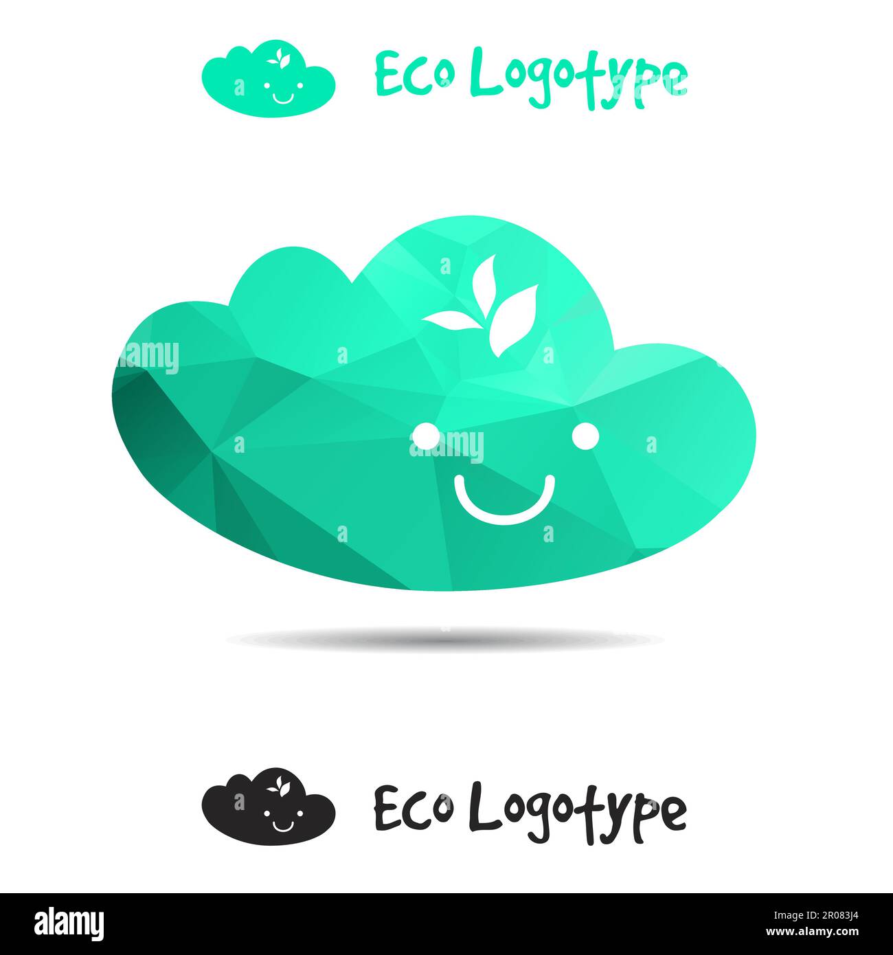 Vector ecology logo or icon in eps, nature logotype, air symbol with ...