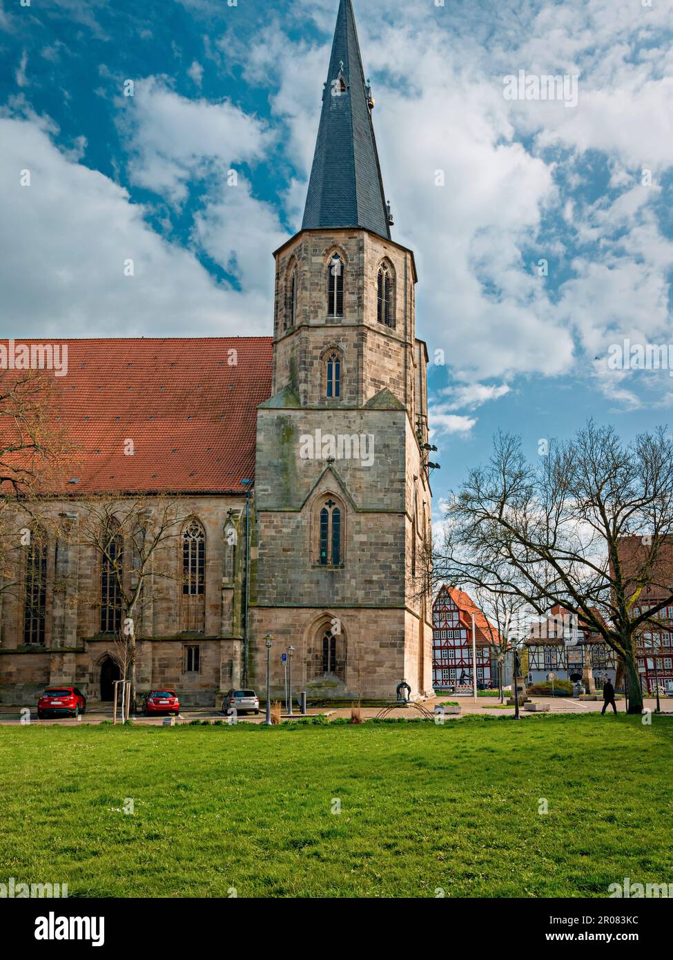 Basilica st cyriakus hi-res stock photography and images - Alamy
