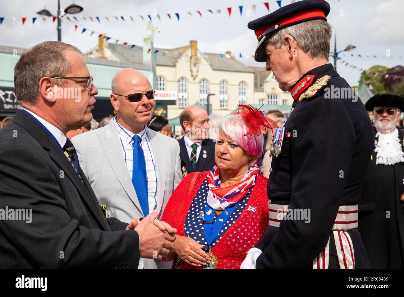 Truro,Cornwall,7th May 2023,A Coronation Parade took place in Truro ...